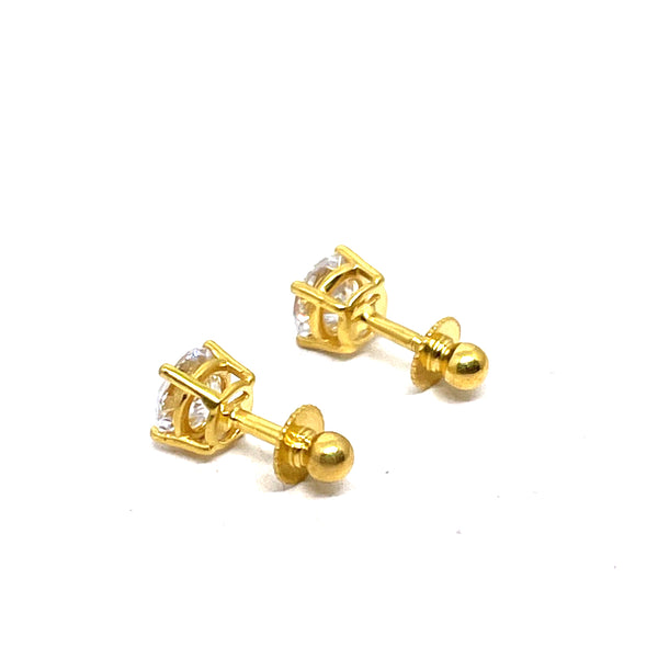 Latest gold ear tops designs with price store