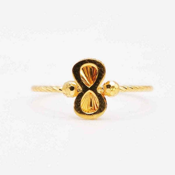 22K Gold Infinity Design Sleek Ring – Dubai Jewellers