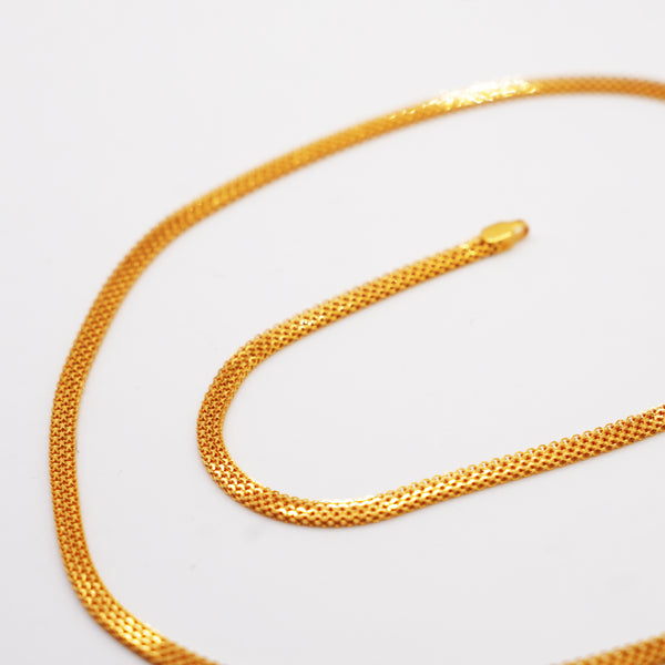 22K Gold Flat Chain – Dubai Jewellers